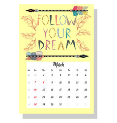 Wall calendar 2024 template design print ready Vector Image