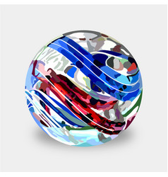 Glass marbles Royalty Free Vector Image - VectorStock