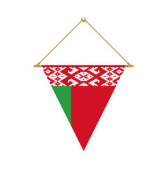 Chinese triangle flag hanging Royalty Free Vector Image