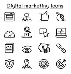 Click icon set Royalty Free Vector Image - VectorStock