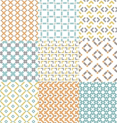 Pattern set Royalty Free Vector Image - VectorStock