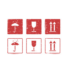 Set of postage stamps on the travel theme Vector Image