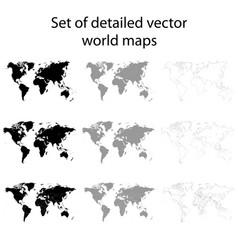 Detailed high resolution accurate map Royalty Free Vector