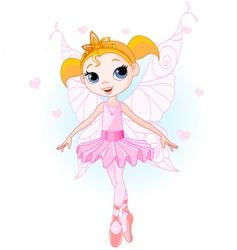 Fairy ballerina Royalty Free Vector Image - VectorStock