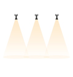 Triangular prism breaks white light ray Royalty Free Vector