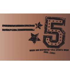 045 number grunge color rainbow numeral digit logo