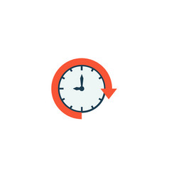 Postpone icon flat element of Royalty Free Vector Image