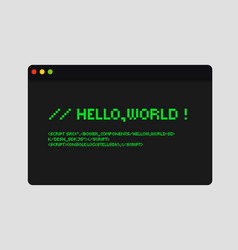 Digital java code text computer software coding Vector Image