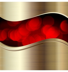 Old gold and red background Royalty Free Vector Image