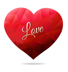 Red heart symbol Royalty Free Vector Image - VectorStock