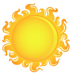 Sun theme image 1 Royalty Free Vector Image - VectorStock