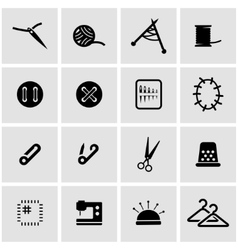 Sewing Emblems Set Royalty Free Vector Image - VectorStock