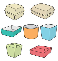 Set of box Royalty Free Vector Image - VectorStock