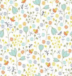 Spring seamless pattern Royalty Free Vector Image