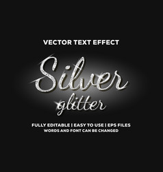 Silver characters collection Royalty Free Vector Image