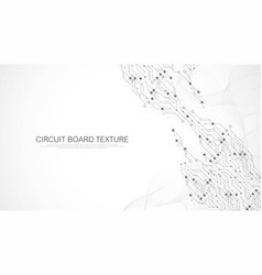 Technology circuit board texture background Vector Image