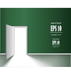 Open door in the sky Royalty Free Vector Image