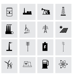 Energetics icon set Royalty Free Vector Image - VectorStock