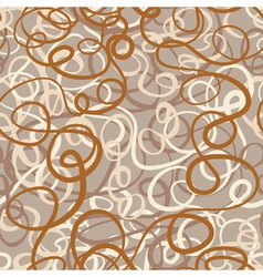 Seamless abstract curly floral pattern Royalty Free Vector