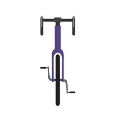 Bicycle front view Royalty Free Vector Image - VectorStock