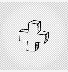 Seamless pattern with hand drawn brush strokes Vector Image