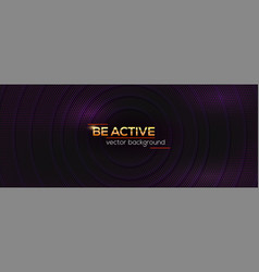 Abstract plexus shapes on black background 3d Vector Image