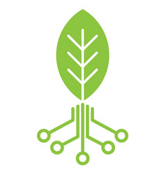 Botany science technology bio-tech Royalty Free Vector Image
