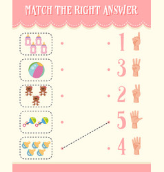 Insect math number worksheet Royalty Free Vector Image