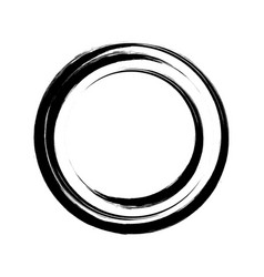 Black enso symbol Royalty Free Vector Image - VectorStock
