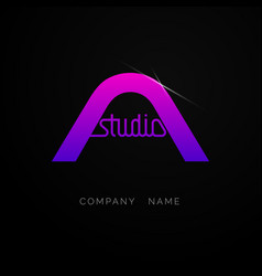 Letter sign design Royalty Free Vector Image - VectorStock