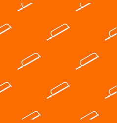 Hacksaw pattern seamless Royalty Free Vector Image