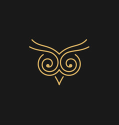 Owl symbol image Royalty Free Vector Image - VectorStock