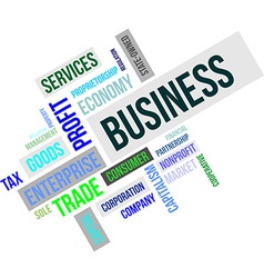 Word cloud - financial accounting Royalty Free Vector Image