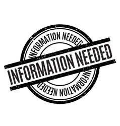 Information Needed rubber stamp Royalty Free Vector Image