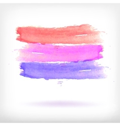 Abstract watercolor brush design elements Vector Image