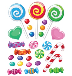 Set sweets Royalty Free Vector Image - VectorStock