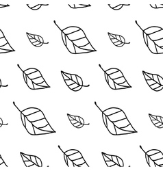 Leaves and branches seamless pattern Royalty Free Vector