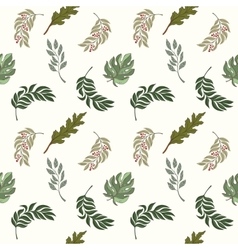 Tree seamless pattern Royalty Free Vector Image
