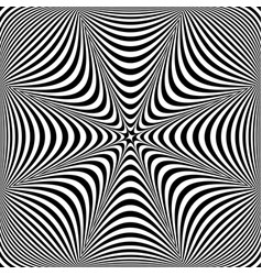 Op art abstract design Royalty Free Vector Image