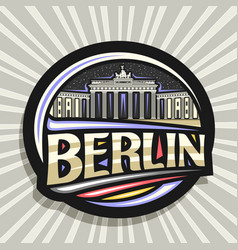 Logo for berlin Royalty Free Vector Image - VectorStock