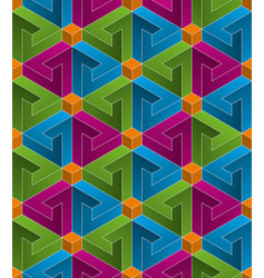 Wavy colorful seamless pattern Royalty Free Vector Image