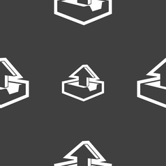 Clothes hanger icon sign seamless pattern Vector Image