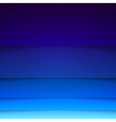 Abstract background with blue paper layers Vector Image