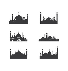 Mosque in istanbul turkey Royalty Free Vector Image