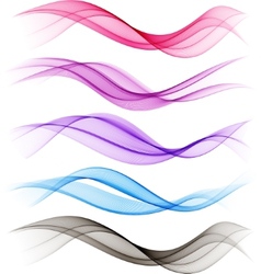 Color wave Royalty Free Vector Image - VectorStock