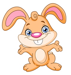 Happy bunny Royalty Free Vector Image - VectorStock