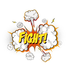 Comic explosion Royalty Free Vector Image - VectorStock