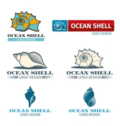 Sea Shell logo Royalty Free Vector Image - VectorStock