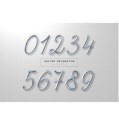 Sign language number 8 Royalty Free Vector Image