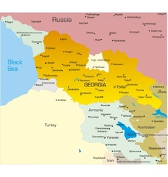 Belarus and ukraine countries detailed editable Vector Image